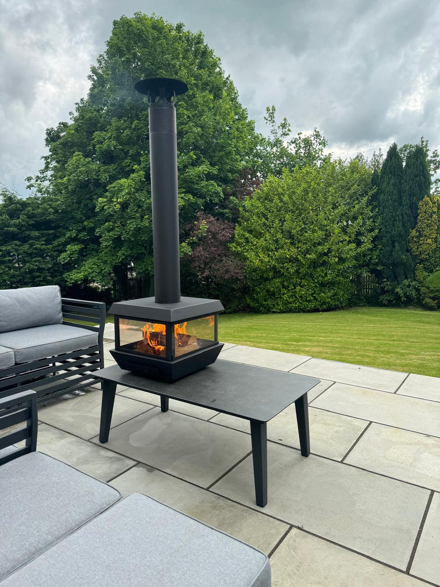 Table Top Garden Cube - Outdoor Woodburning Stove – Legend Fires